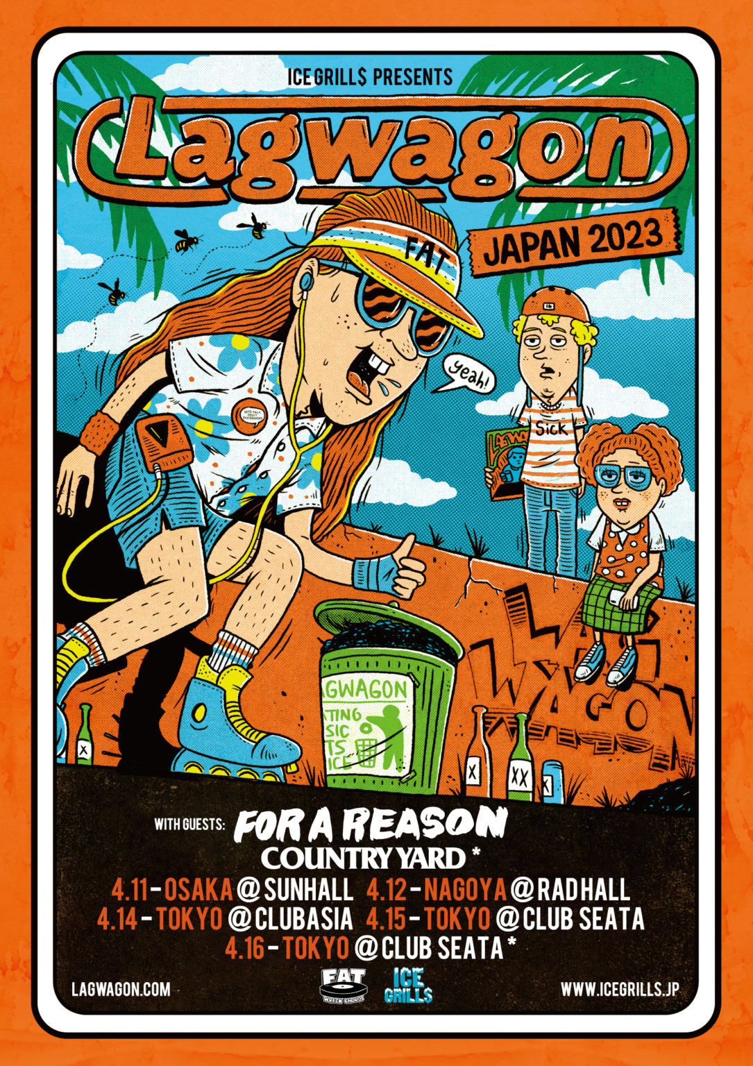 Lagwagon Japan Tour 2023、全公演にFOR A REASONの帯同が決定! | PUNKLOID