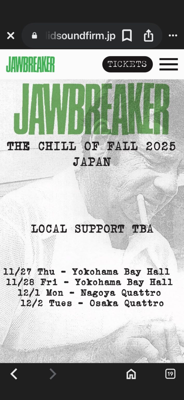 4-jawbreaker japan | PUNKLOID