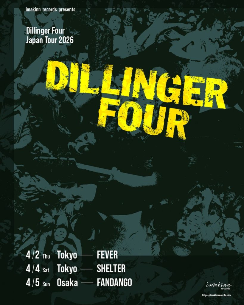パンク・ベテラン"Dillinger Four"、2026年4月来日決定! | PUNKLOID